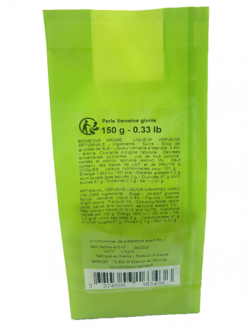 Sachet Perles Verveine 150g