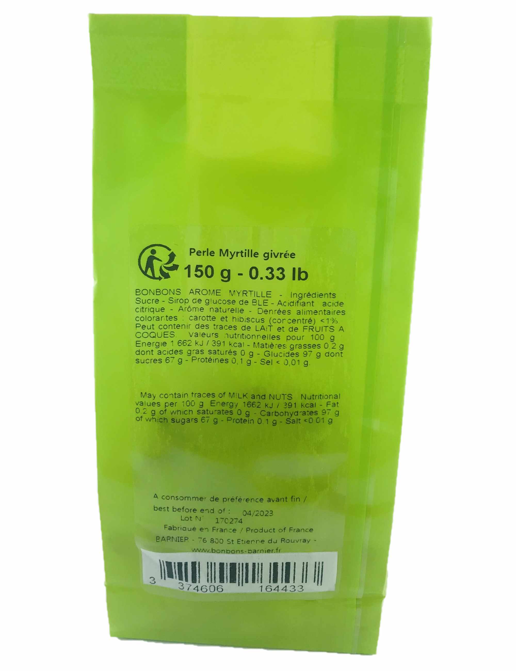 Sachet Perles Myrtille 150g